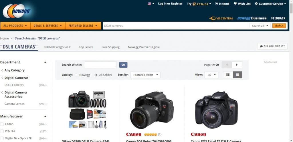 The Best 7 Sites to Buy DSLR Camera, Lenses and Accessories Online