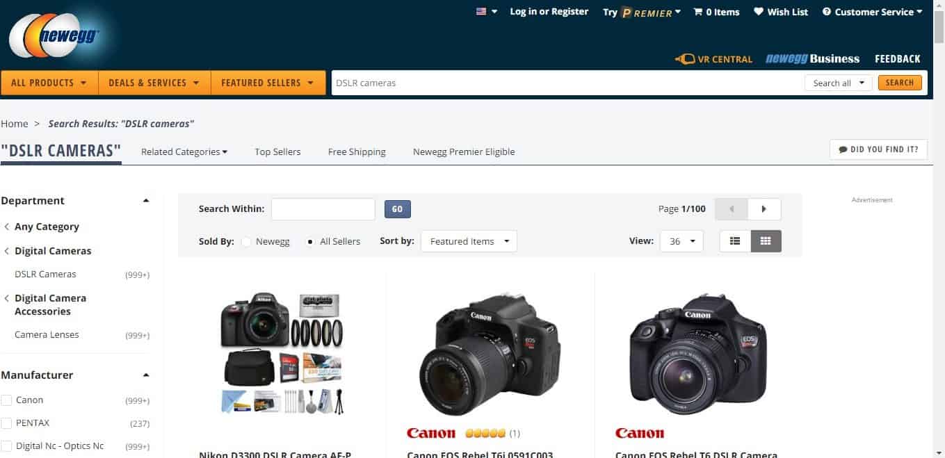 The Best 7 Sites to Buy DSLR Camera, Lenses and Accessories Online