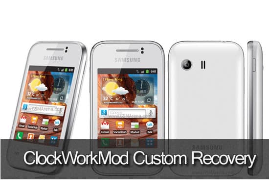 How To Install Clockworkmod Custom Recovery In Samsung Galaxy Y