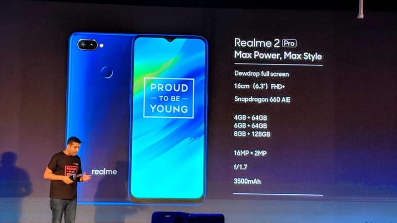 Realme 2 Pro Launched with Dewdrop Full Screen Display and Snapdragon ...