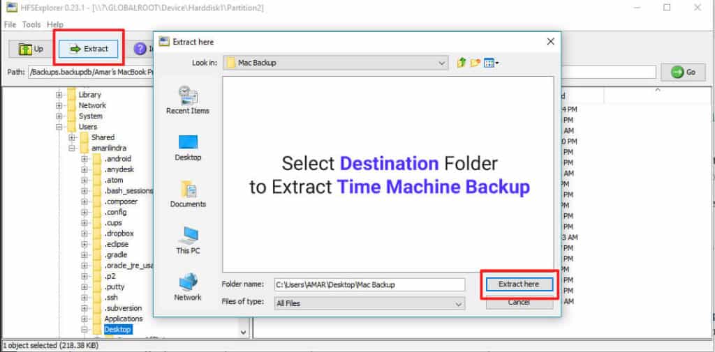 How to Access and Restore Time Machine Backup Files on Windows