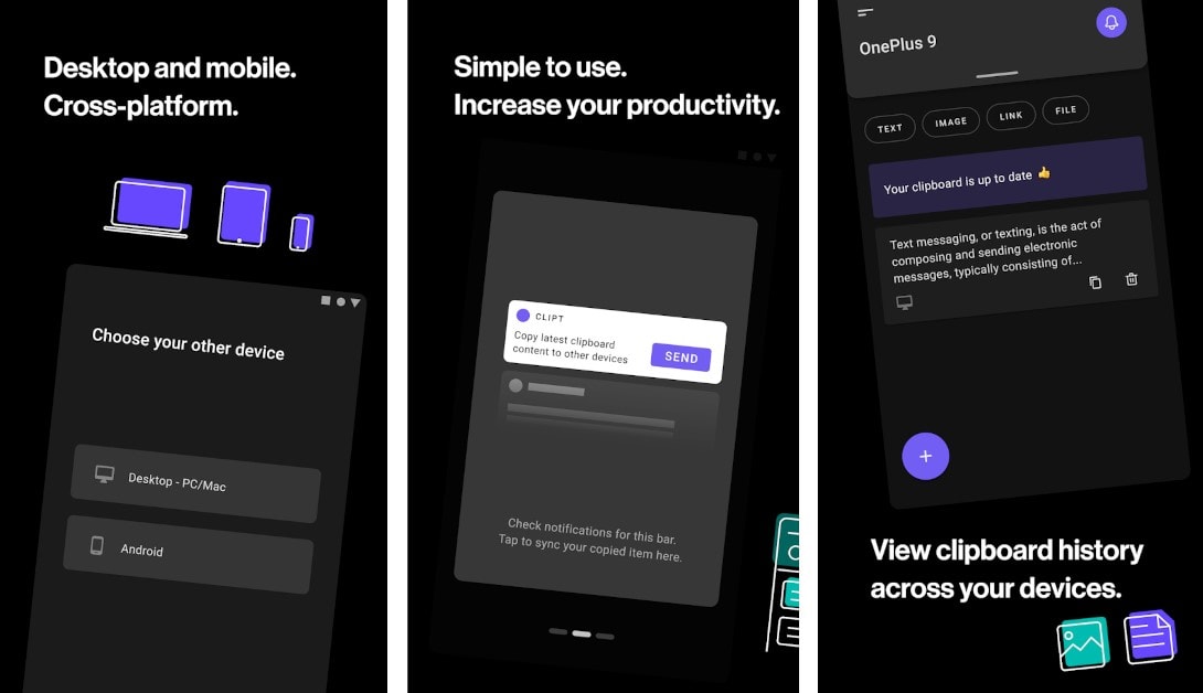 OnePlus Launched Clipt App For Sharing Text and Files Between Android ...