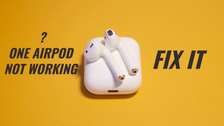 One AirPod Not Working? 10 Ways to Fix When Right or Left AirPod is Not ...
