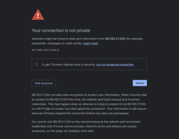 How to Bypass “Your Connection is Not Private” Error on Google Chrome ...