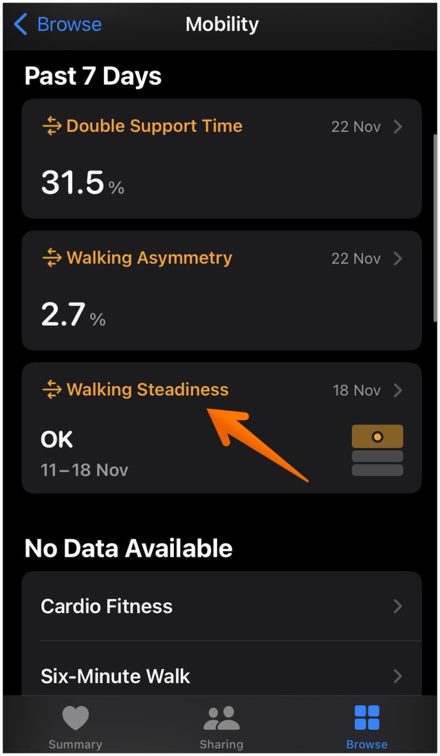 How to Enable and Use Walking Steadiness on iPhone