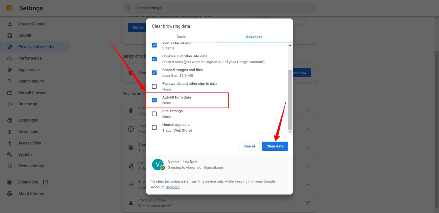 How to Manage and Clear Google Chrome Autofill History