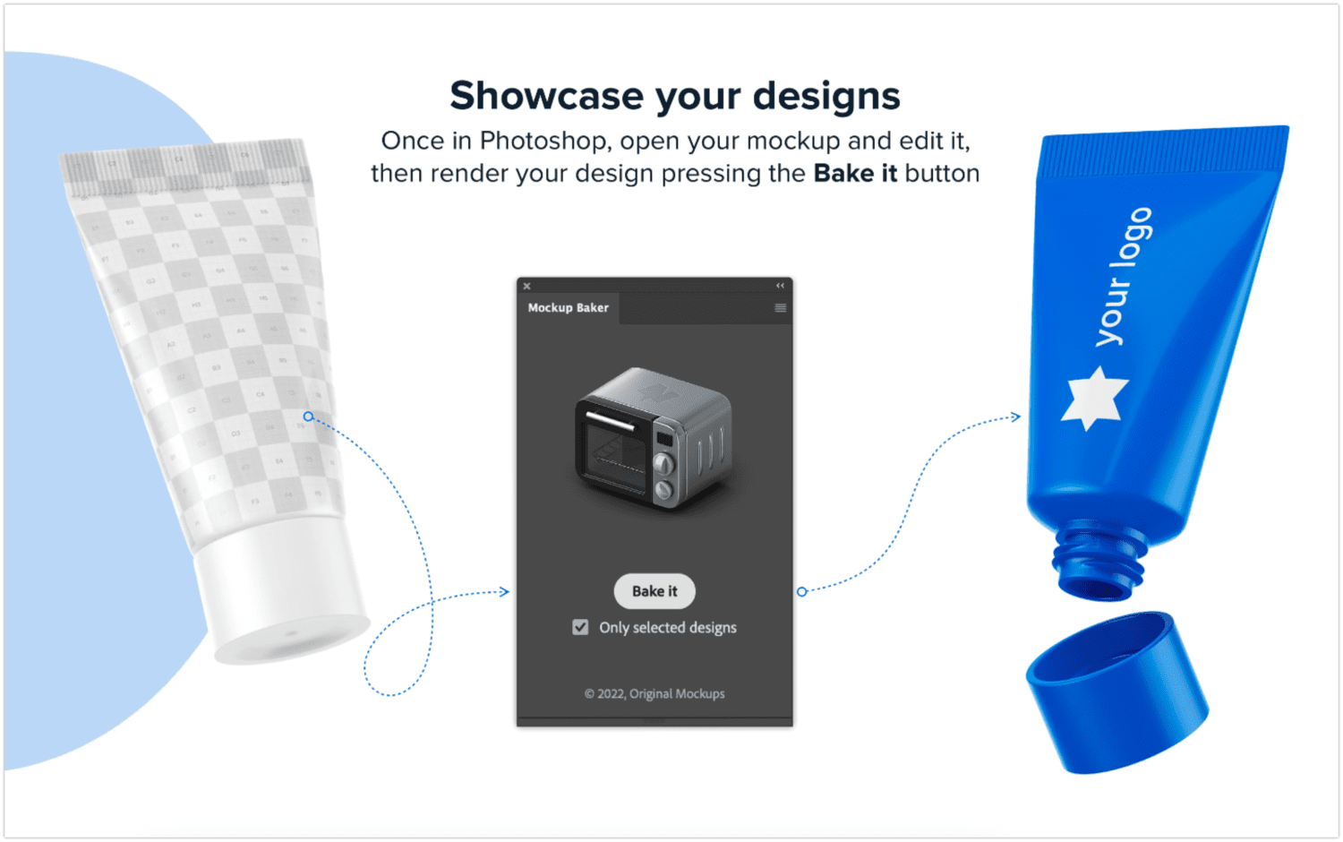 Mockup Baker: Create Realistic 3D Mockups Effortlessly in Adobe Photoshop