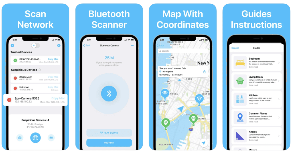 7 Best Hidden Camera Detector Apps for iPhone in 2025