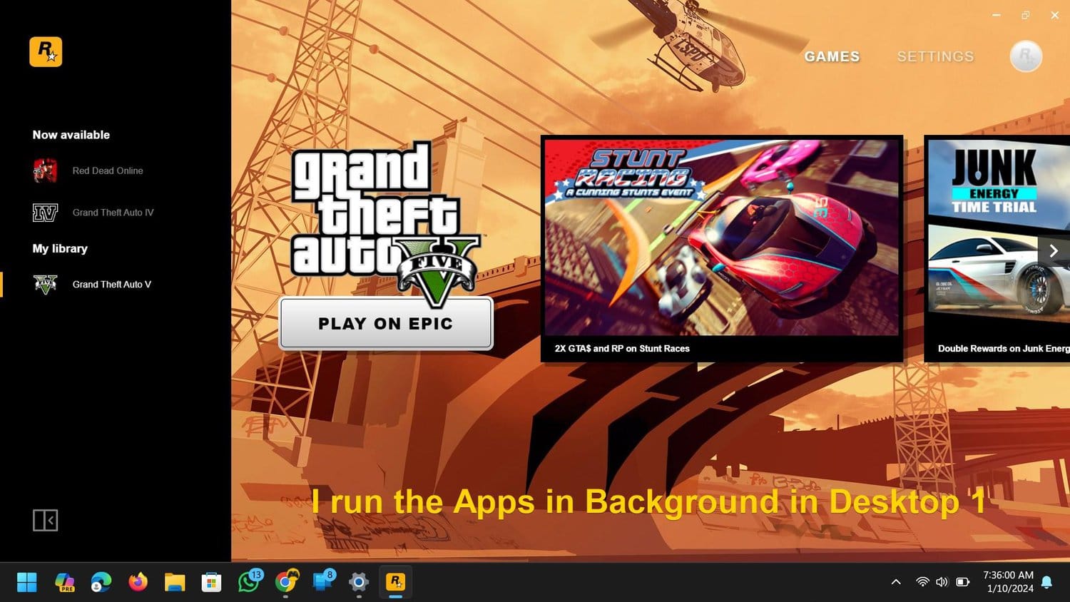 How to Hide Running Apps from Taskbar in Windows 11