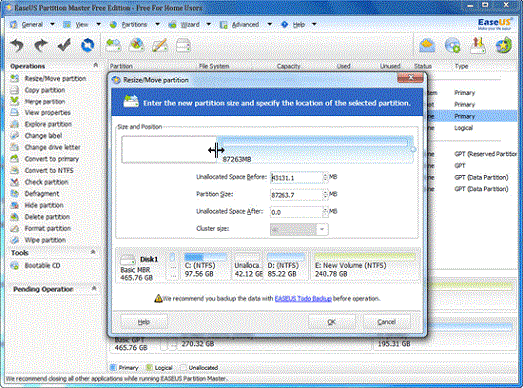 Free Partition Manager Software To Resize Your HDD Partitions